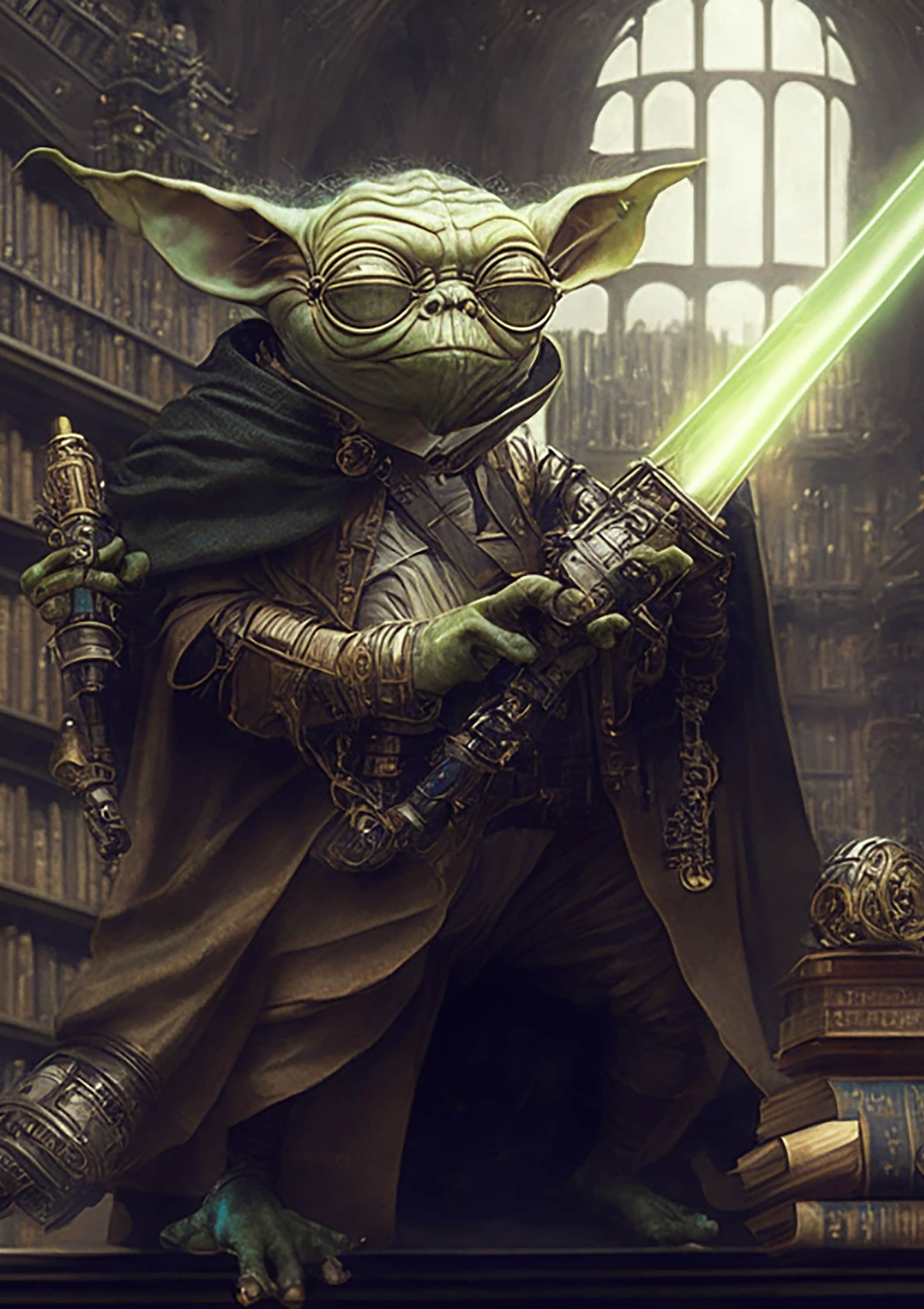 Darth Vader Steampunk, Yoda Steampunk, C-3po Steampunk, Set of 4 ...