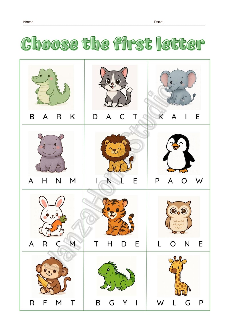 Preschool Kindergarten Activity Pack: Rhyming Words, Numbers, Shapes ...