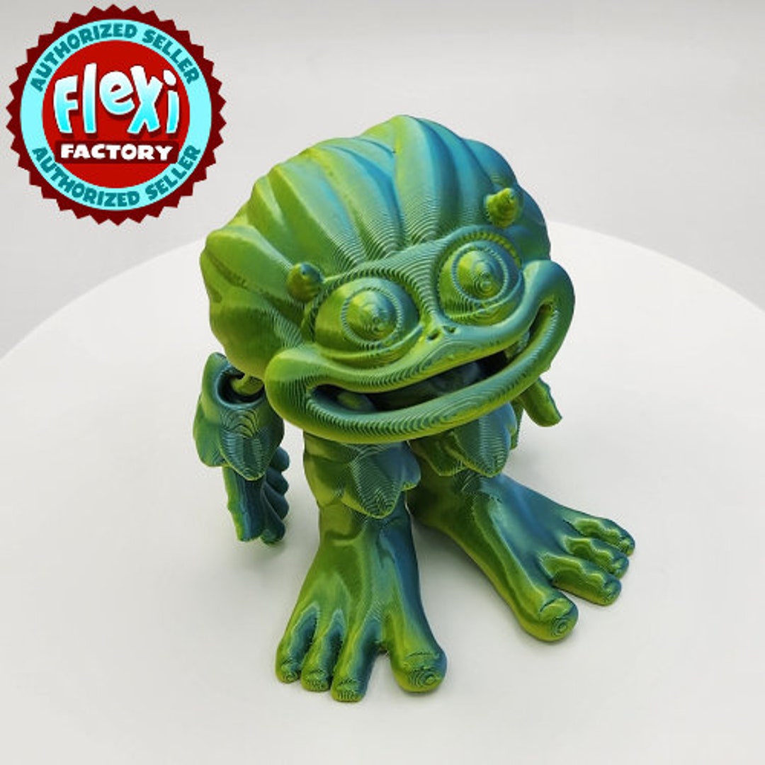 Flexi Factory Baby Yeti 3D Print Multiple Color Options - Etsy