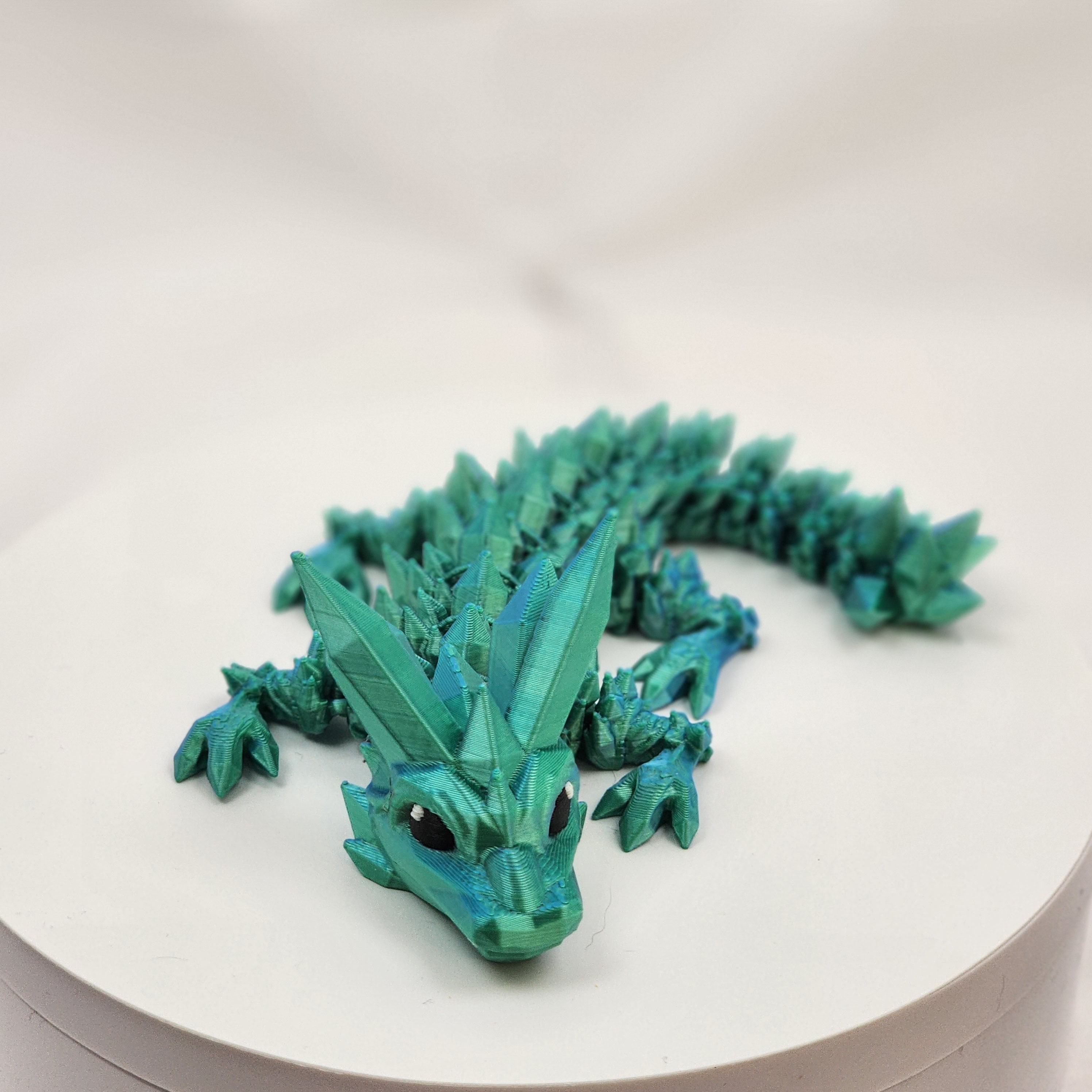 Cinderwing3d Baby Crystal Articulating 3D Printed Dragon With Optional ...