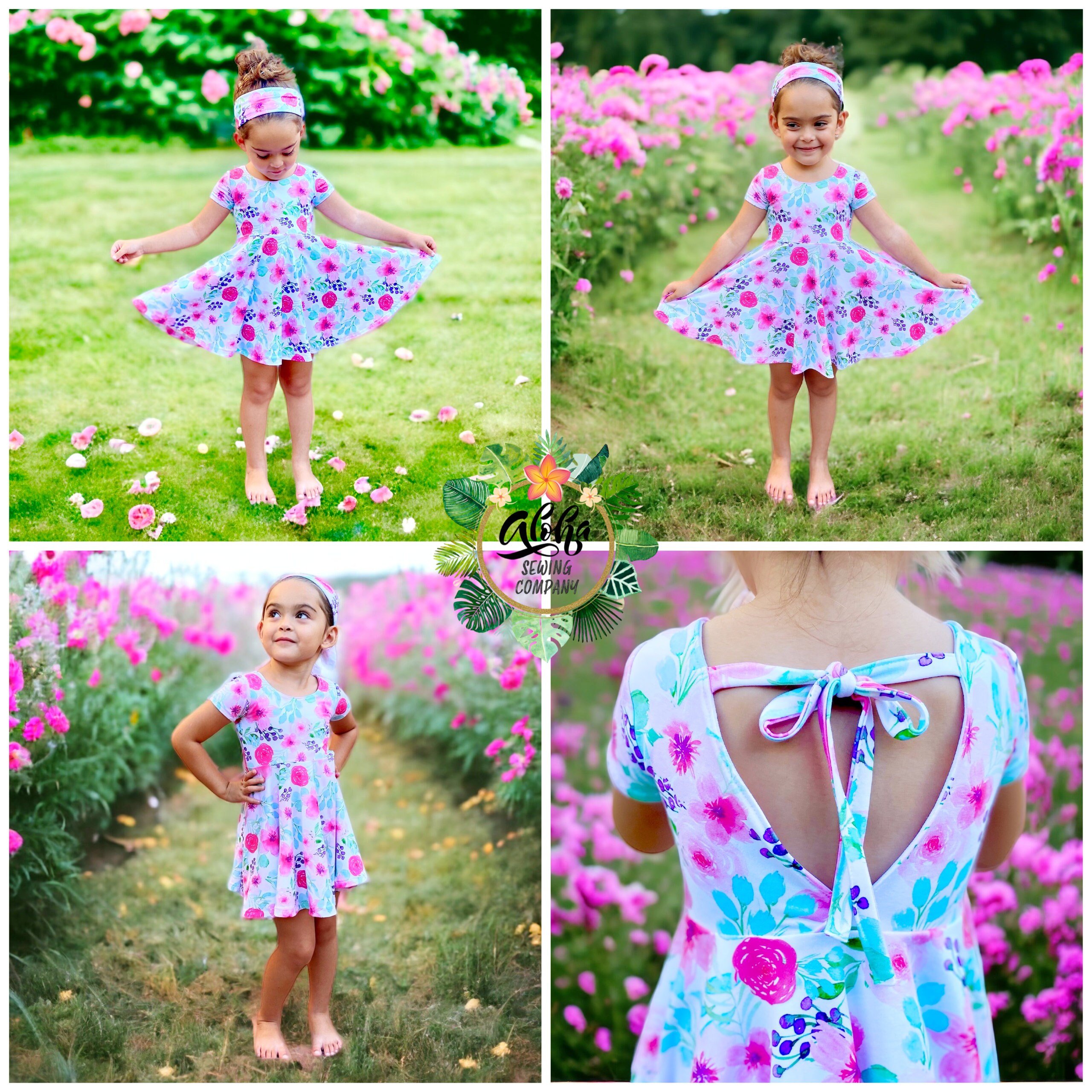 Beginners Twirl Dress With an Open Back Sewing Pattern & Tutorial | DIY ...