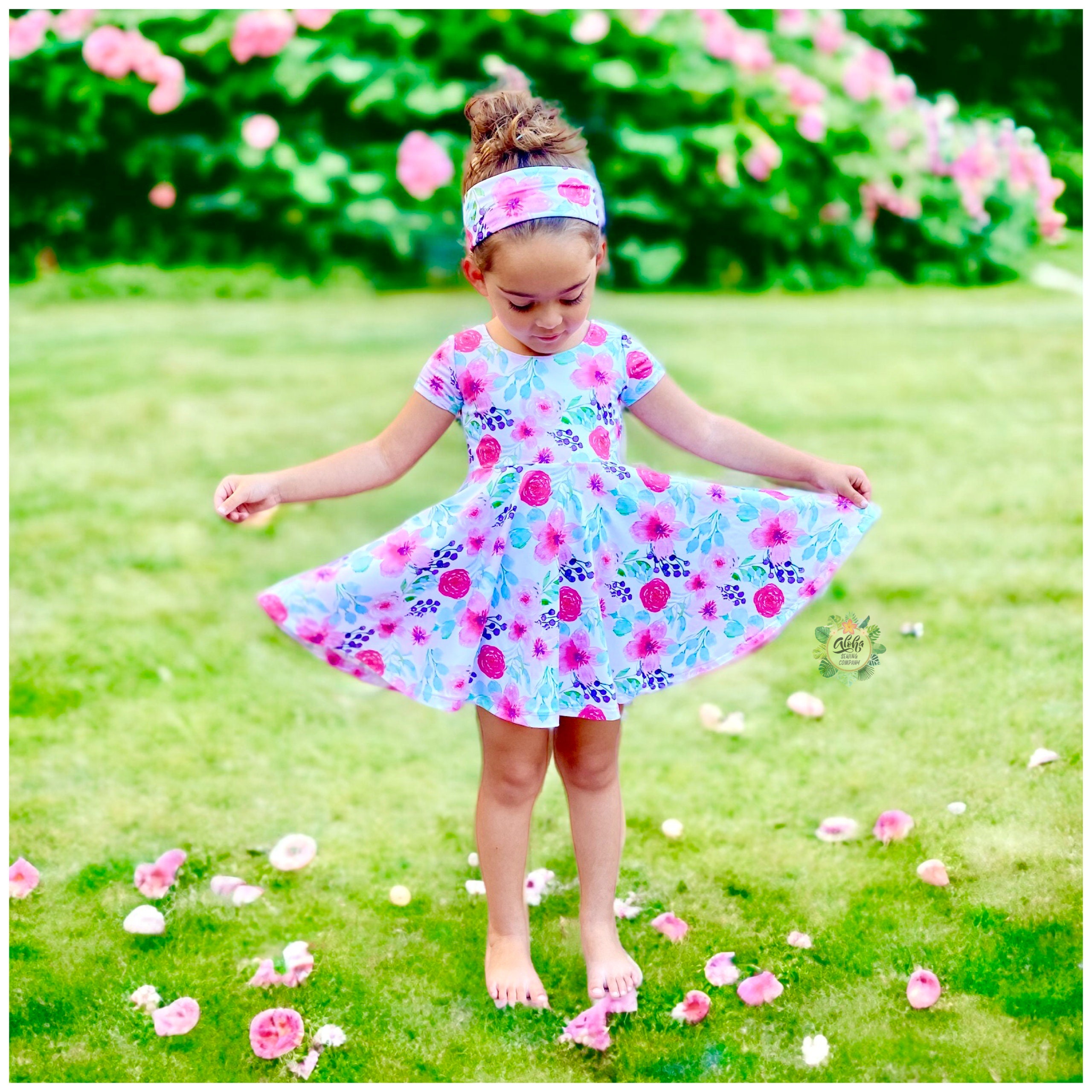 Beginners Twirl Dress With an Open Back Sewing Pattern & Tutorial | DIY ...