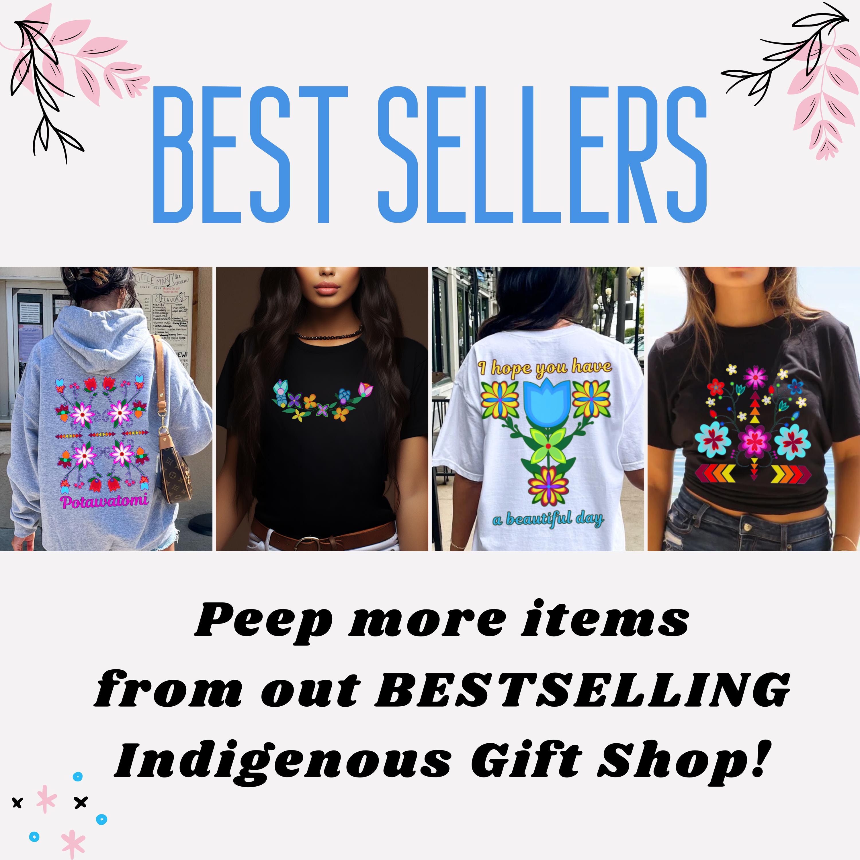 Ojibwe Floral Bouquet Sweatshirt From Our Indigenous Owned Shop ...