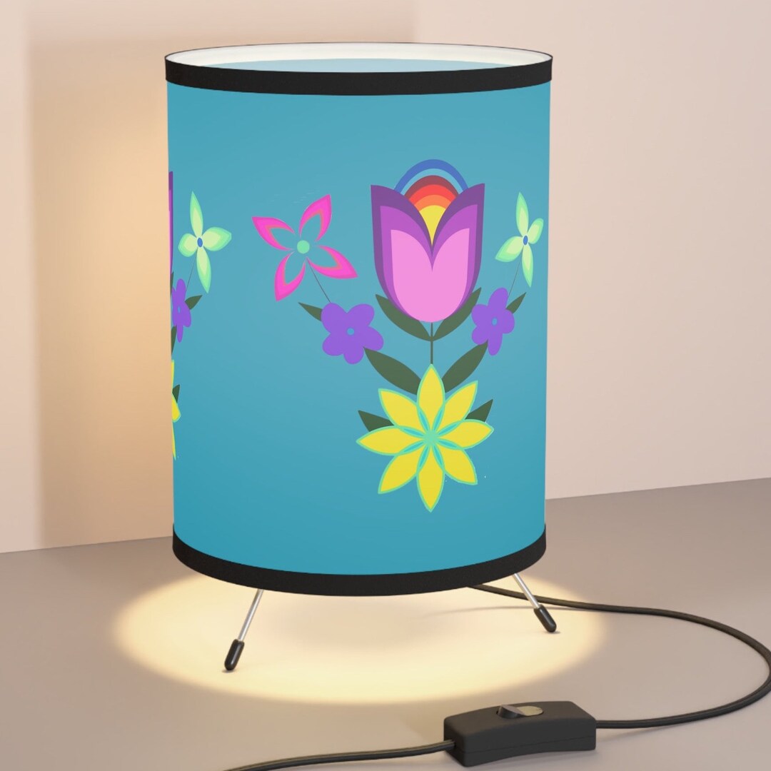 Tulip Lamp Dorm Decor Indigenous Owned, Unique Flower Light, Top Gift ...
