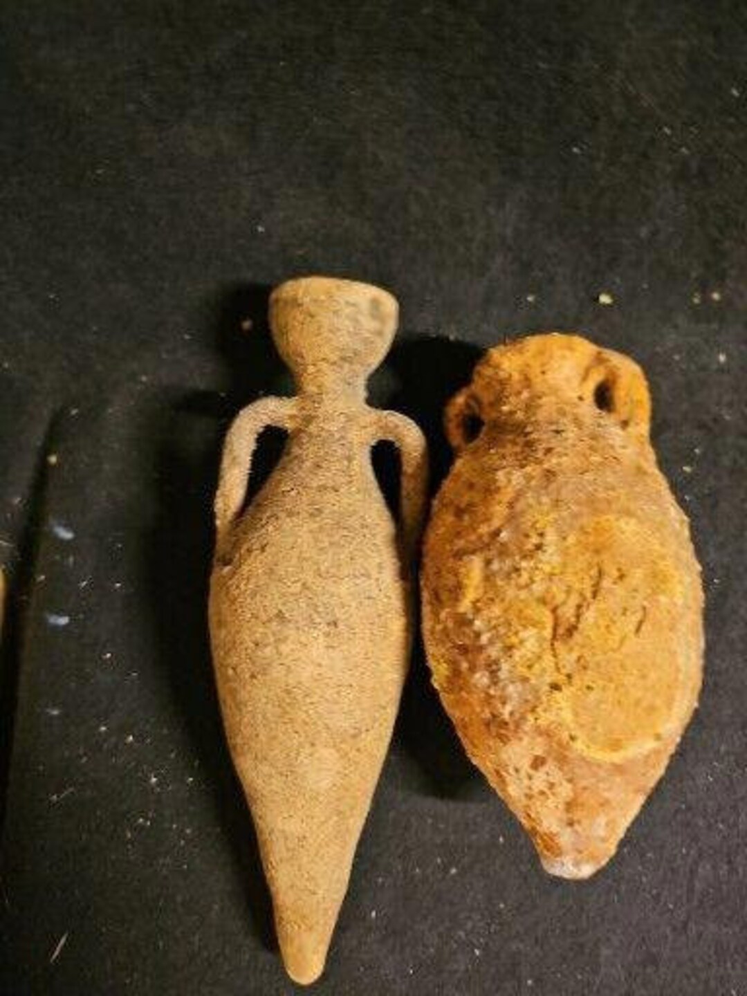 Ancient Shipwreck Greco-roman Amphora Lot of 2 Terracotta Vessels. 7 X ...