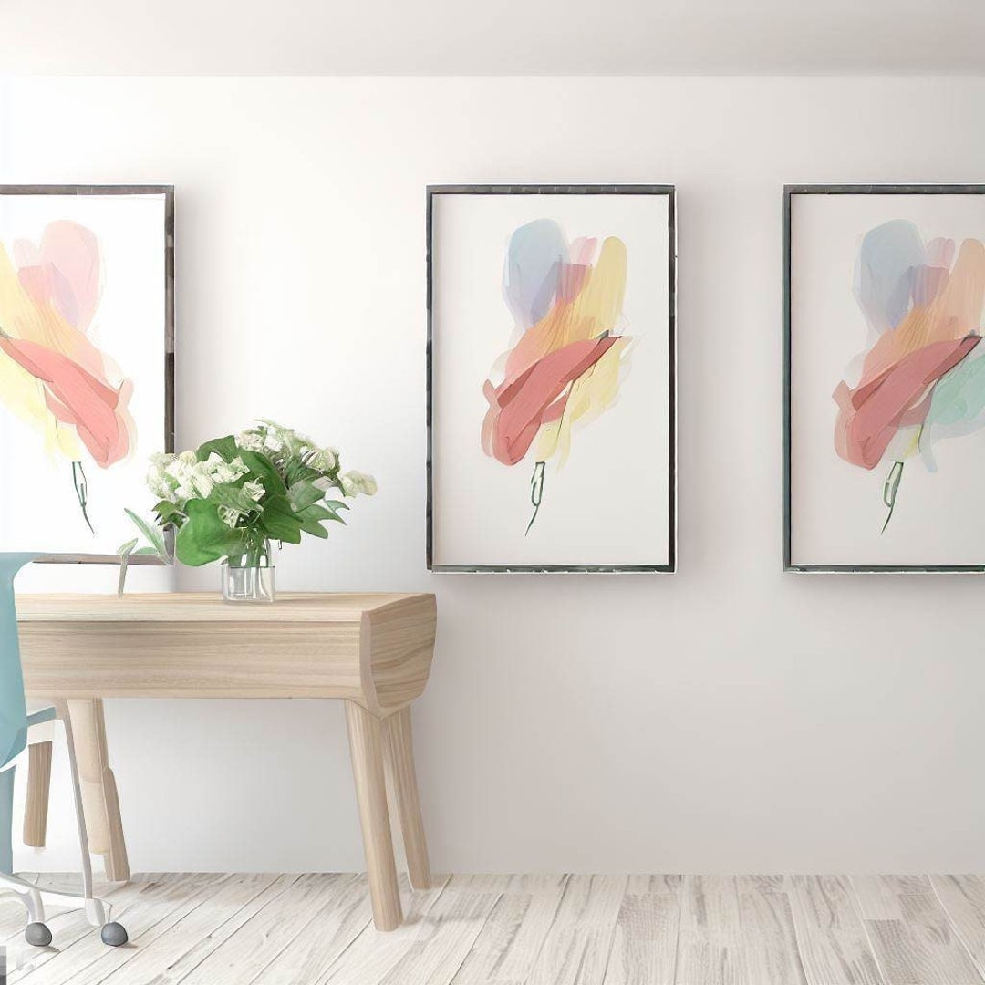 Summer in Pastel Zoom Background - Etsy