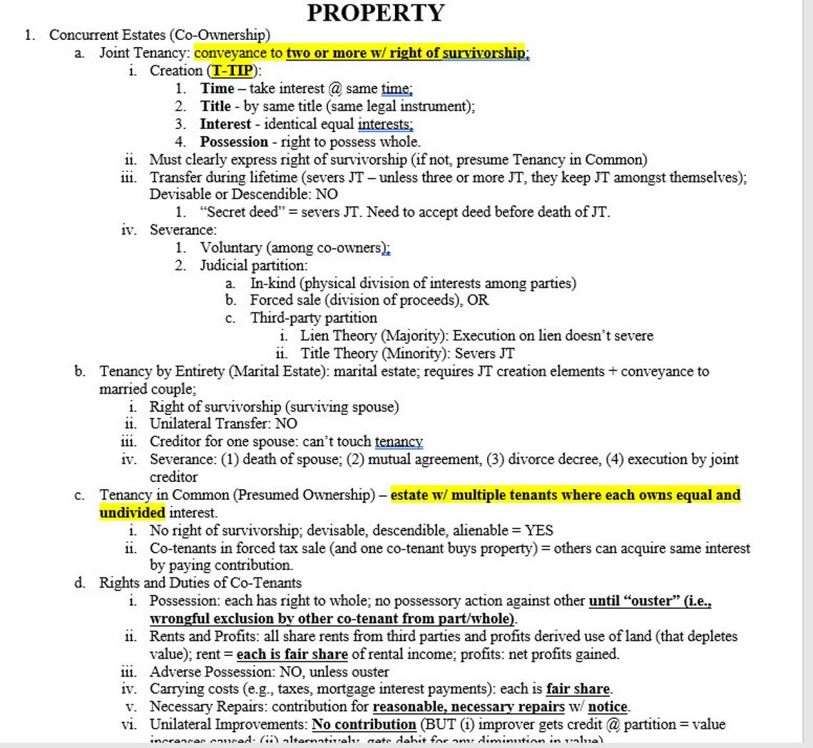 UBE Bar Exam Outline - I Scored in Top 2% - Etsy