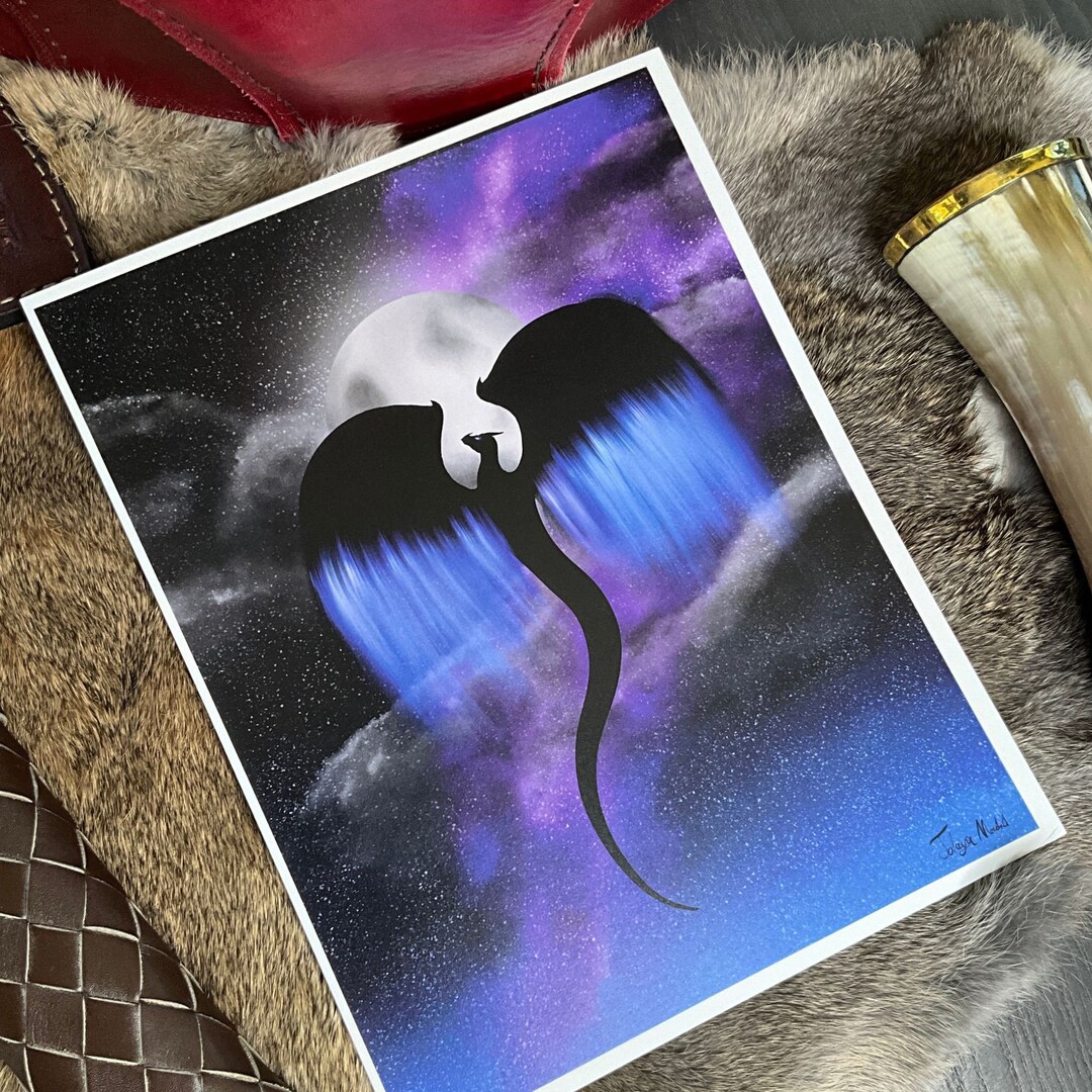 Blue Dragon Wall Art Flying Dragon Print Hand Drawn Dragon Art - Etsy