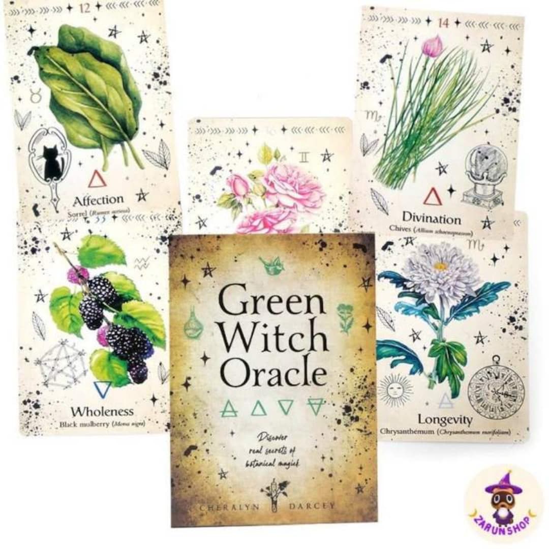 Green Witch Oracle Deck Discover Real Secrets of Botanical Magic 44 ...