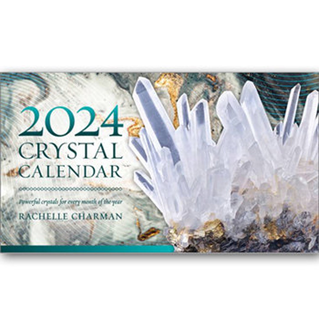 New 2024 Crystal Desk Calendar Full Calendar Knowledge About Crystals ...