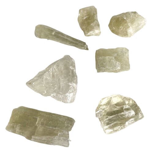 Hiddenite Rough Brazilian Silicate inosilicate, Metaphysical, Spells ...