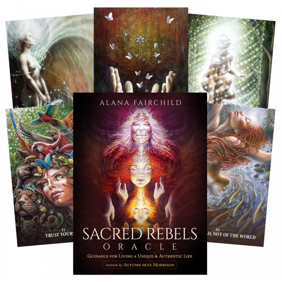 ORACLE CARDS, Affirmation DECK, Spiritualism Book, Sacred Rebels Oracle ...