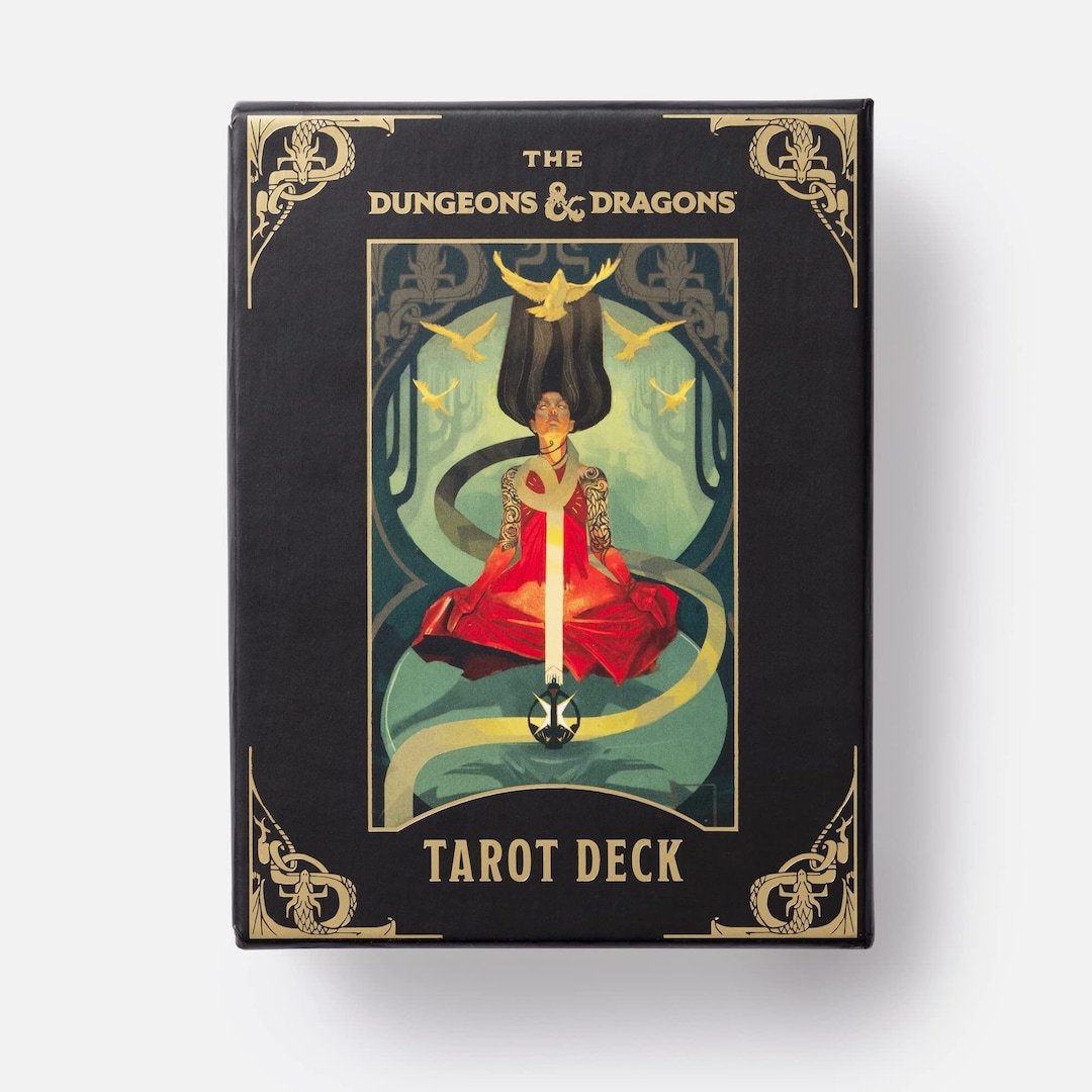 Dnd Spell Cards, Dark Tarot Deck, Dungeon Master Gift, Tarot Card Set ...