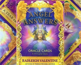 Angel Answers Oracle Cards: A 44-card Deck and Guidebook Radleigh ...