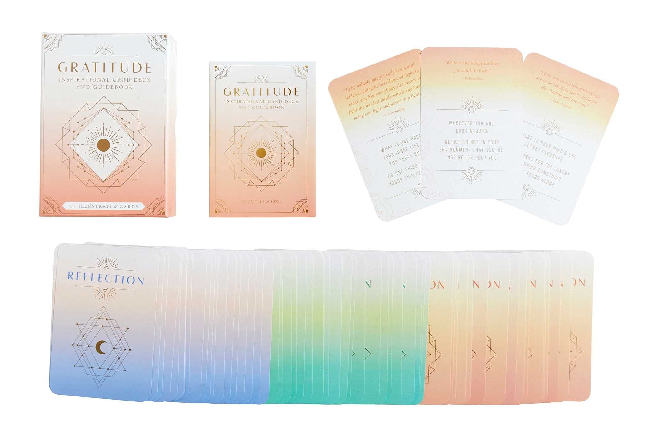 Gratitude Inspirational Deck, Inspirational Card Deck and Guidebook ...