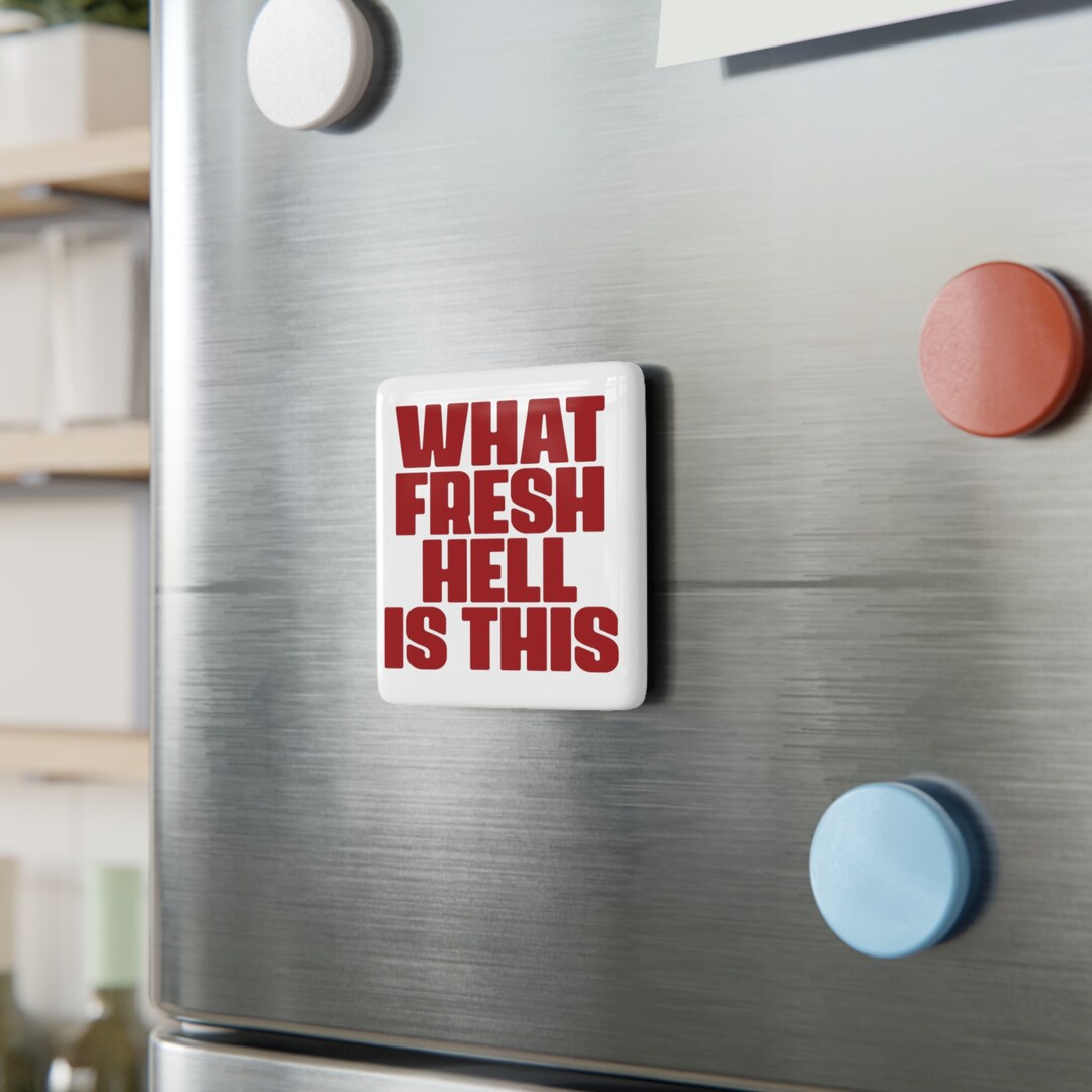 Dorothy Parker fresh Hell Quote, Square Magnet - Etsy