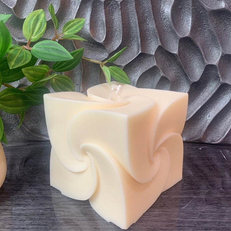 Rubik's Cube Candle - Etsy