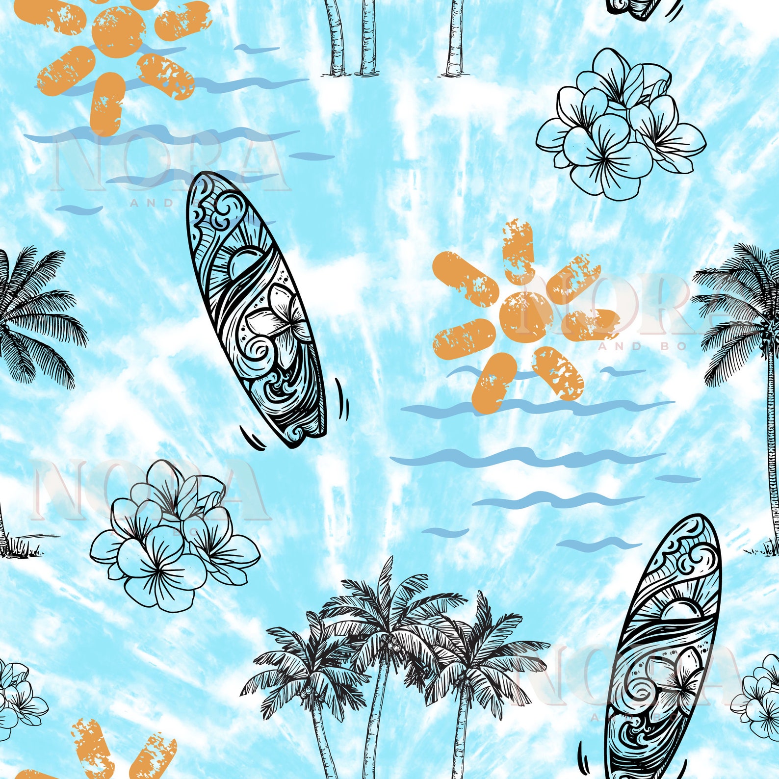 Digital Seamless File | Seamless Pattern | Seamless Print | Summer ...
