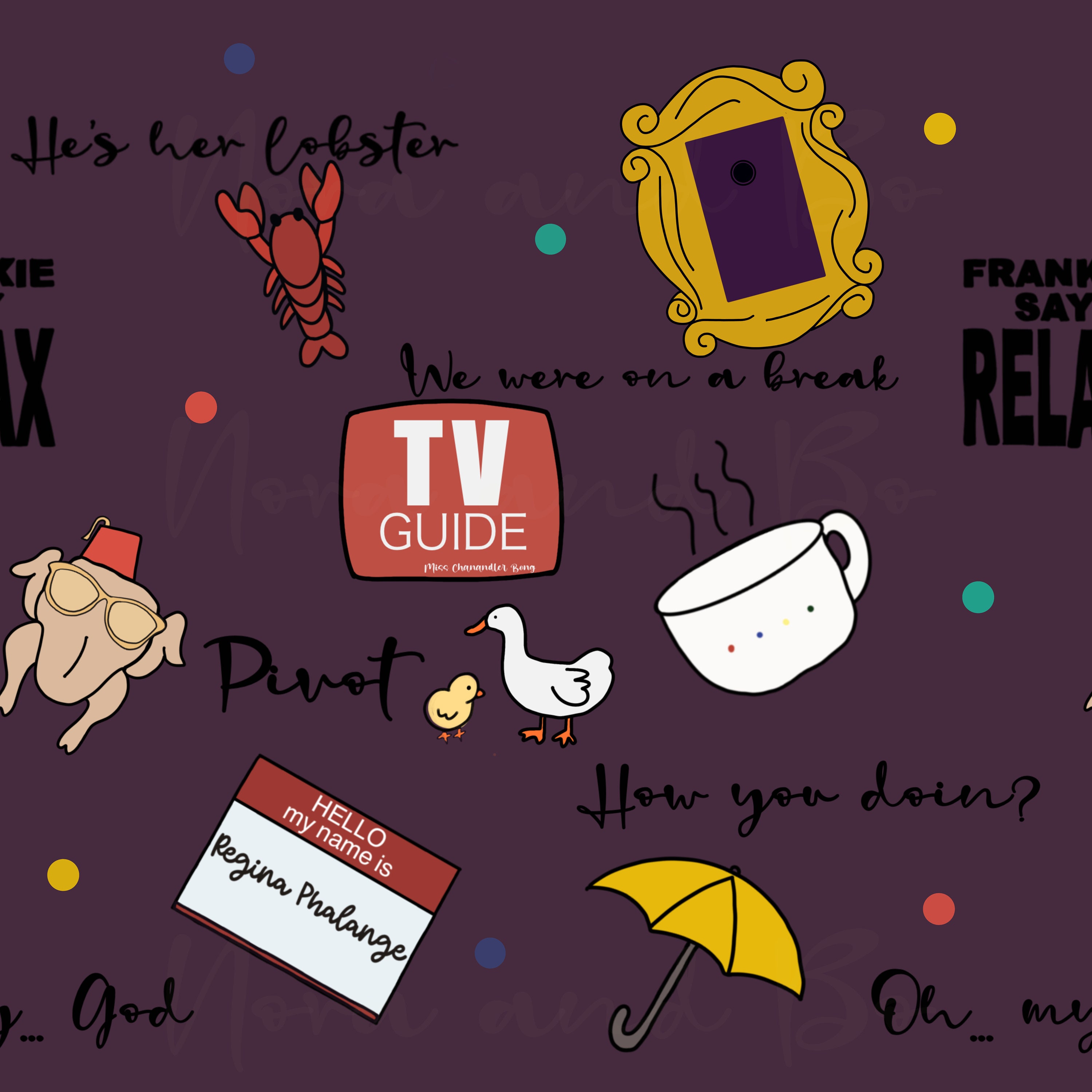 Friends Seamless Seamless Design Friends Seamless Digital Digital ...