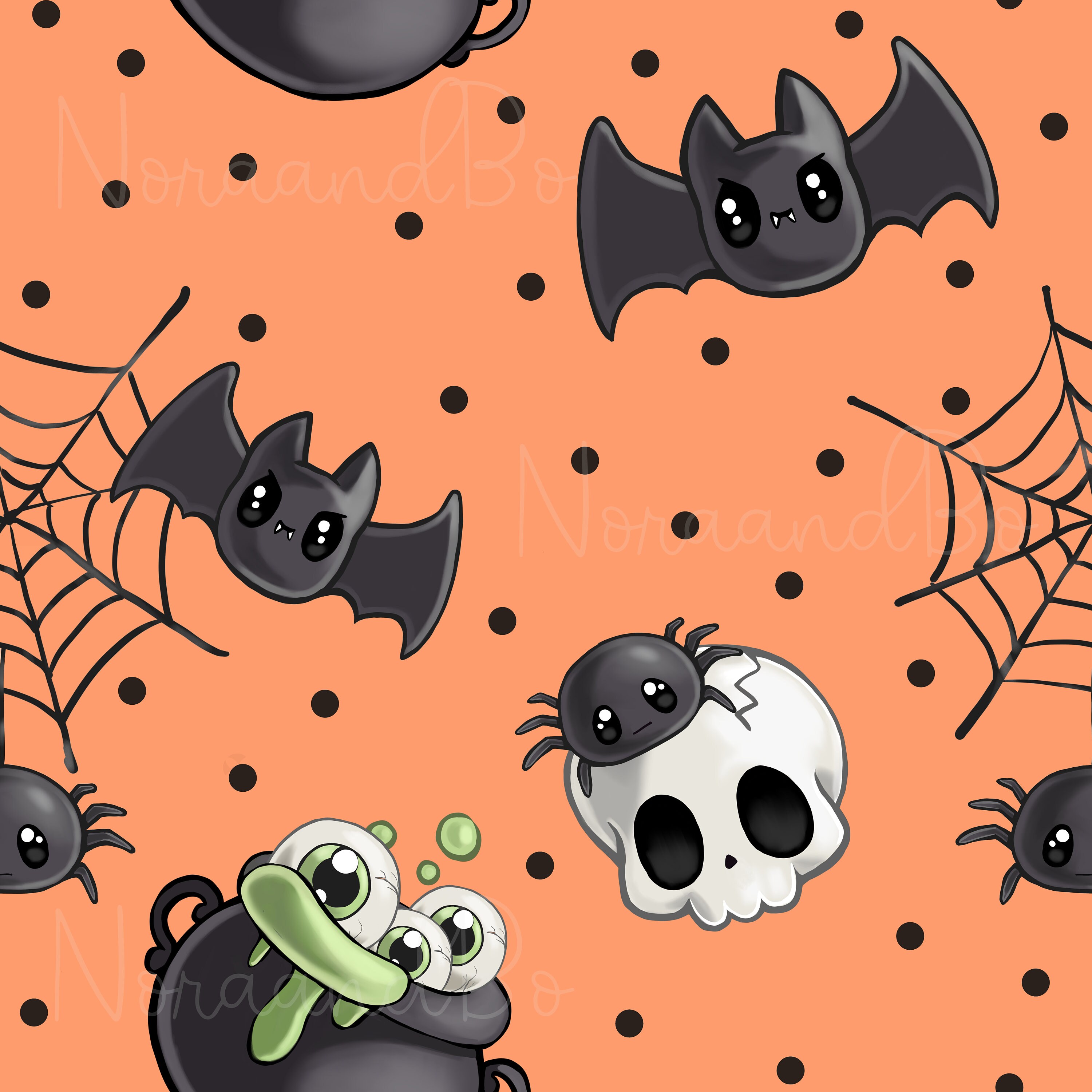 Digital Seamless File Halloween Seamless Digital Seamless Digital ...