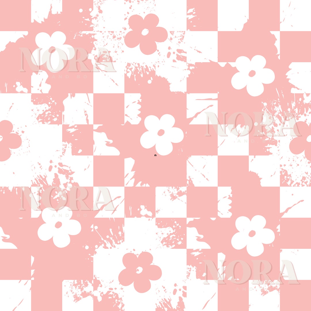 Digital Seamless File | Checker Print Seamless | Paint Splatter ...