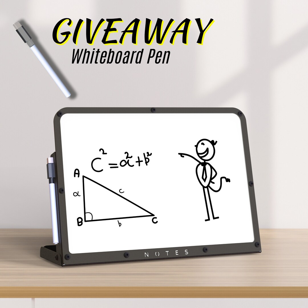 Metal Whiteboard, Tabletop Dry Erase Board, Whiteboard for Kids and ...