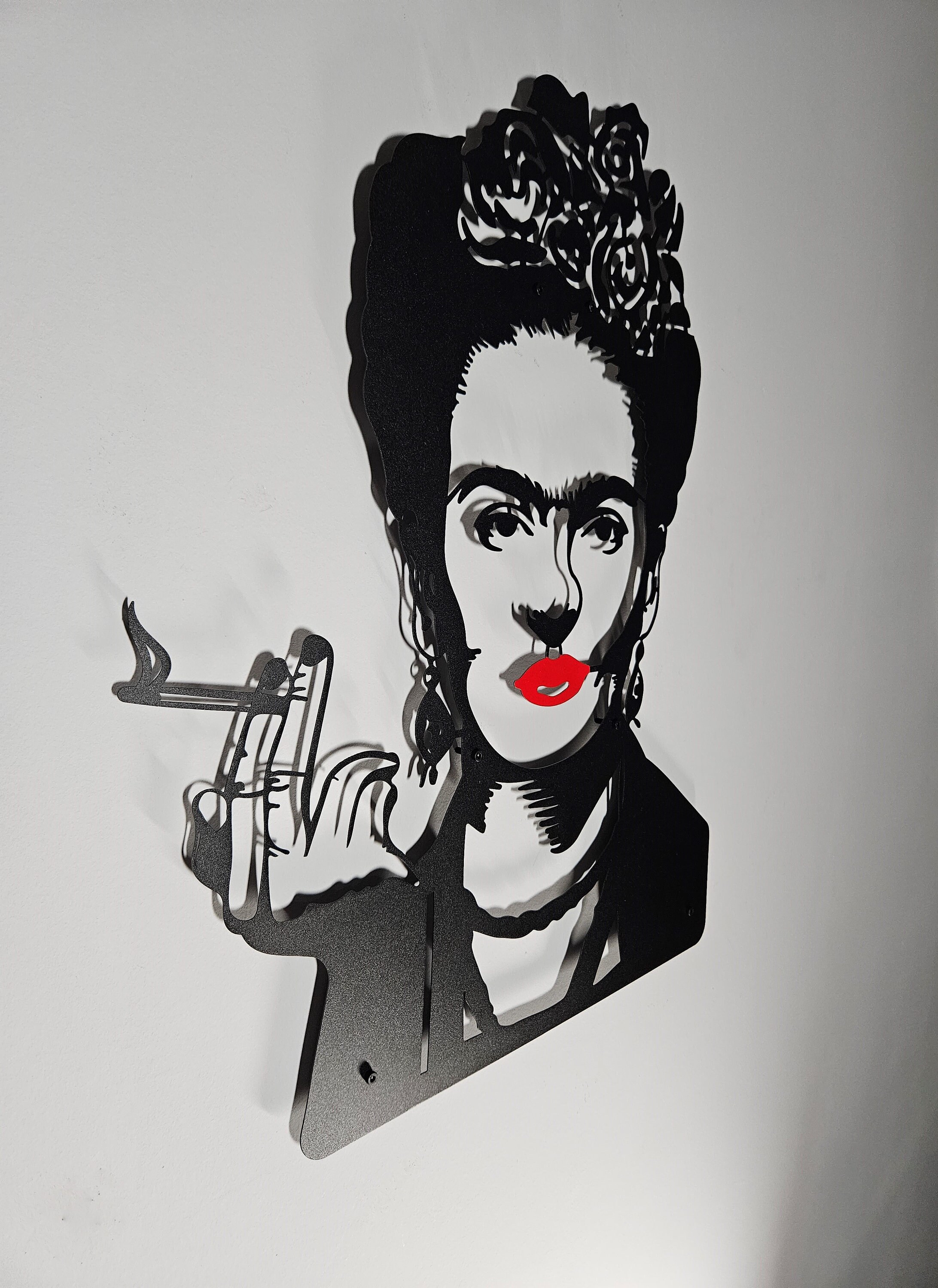 Frida Kahlo Metal Wall Art, Metal Wall Art Home Decor, Metal Wall ...