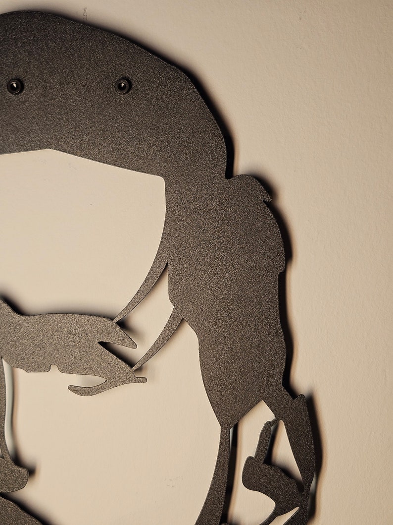 Lionel Messi Metal Wall Art, Laser Cut Metal Sign, Metal Wall Hanging ...