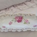 Vintage Shabby Pink Roses Swag Display Tray - Etsy