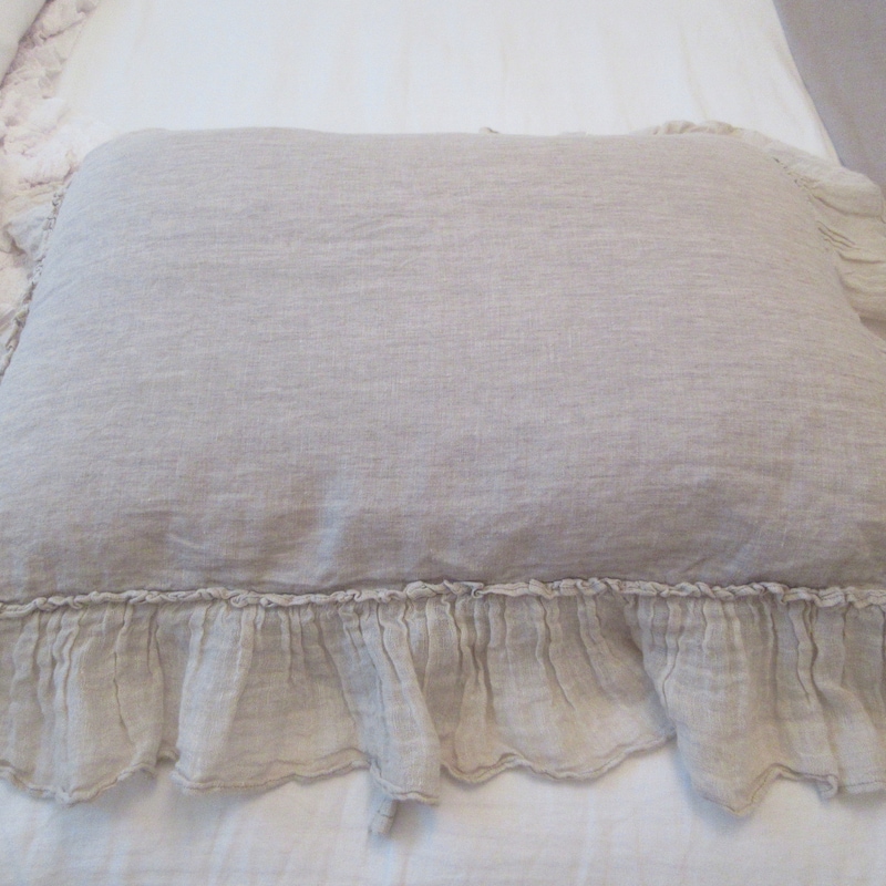 Ruffle Pillow Sham - Etsy