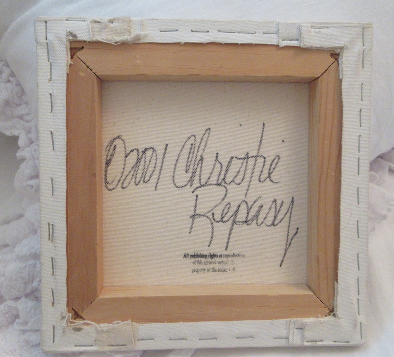 Christie Repasy Pink Roses Painting 2001 - Etsy