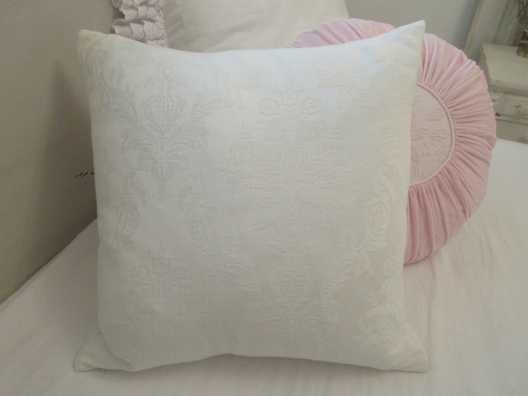 Rachel Ashwell Shabby Chic Couture Satin Damask Pillow New - Etsy