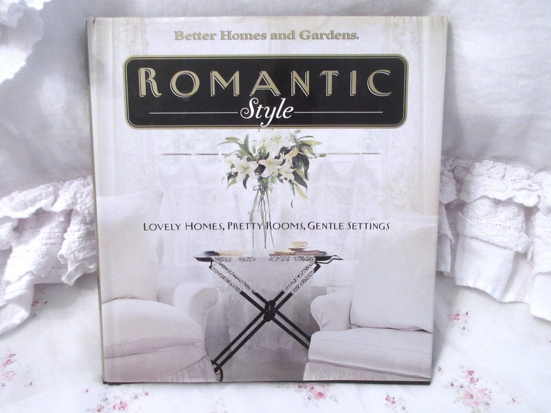 Vintage Romantic Style Hardcover Coffee Table Decorating Book - Etsy