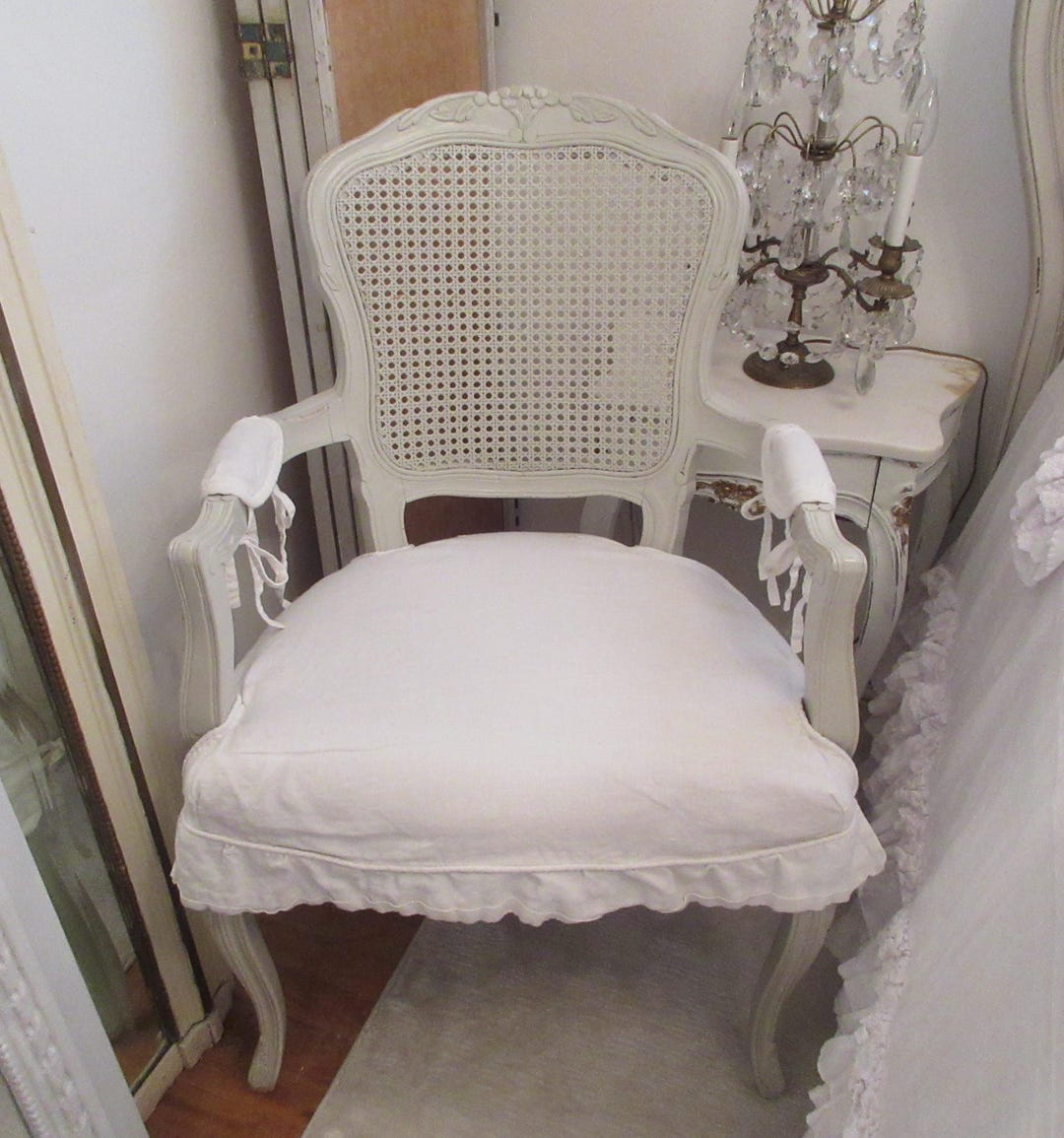 On Hold Rachel Ashwell Shabby Chic Couture French Cane Darcy Arm Chair ...