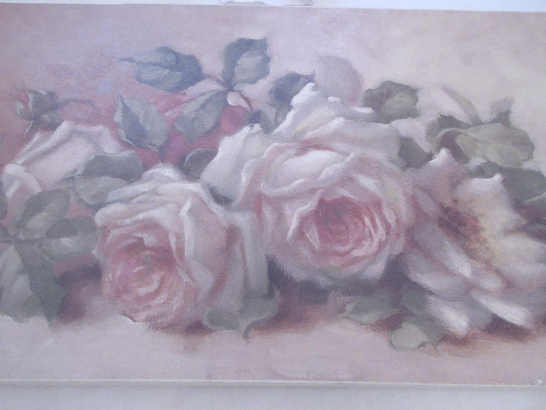 Christie Repasy Pink Roses Yard Long 2000 - Etsy