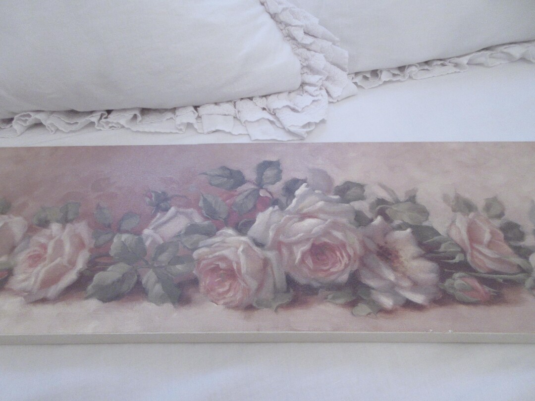 Christie Repasy Pink Roses Yard Long 2000 - Etsy