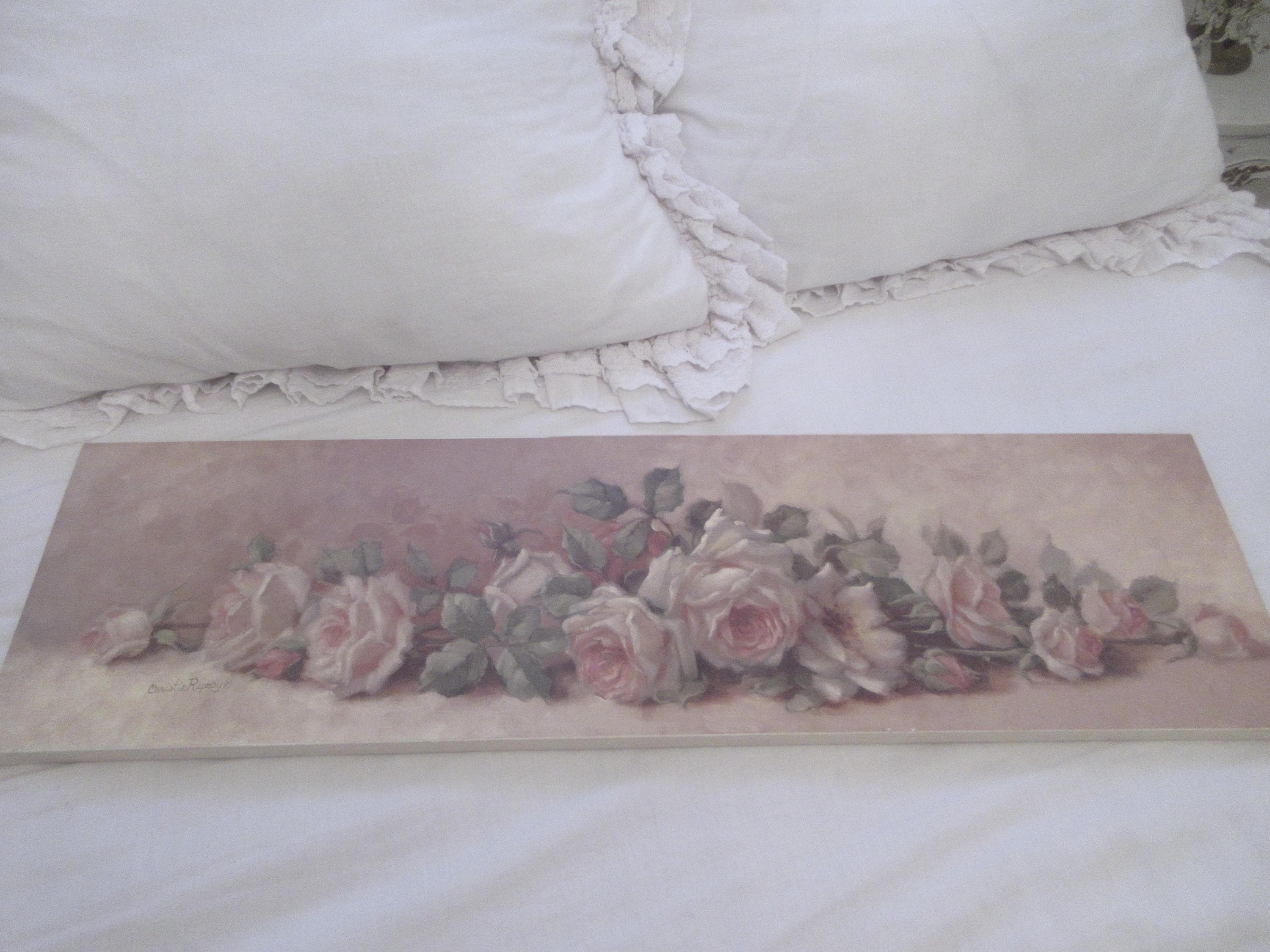 Christie Repasy Pink Roses Yard Long 2000 - Etsy