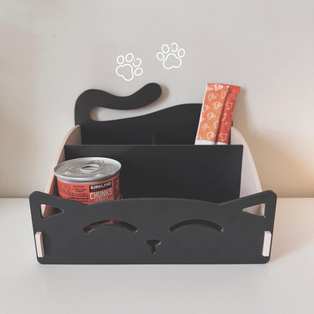 Cat Snack Organizer | 3D Printed Desk Storage - Etsy