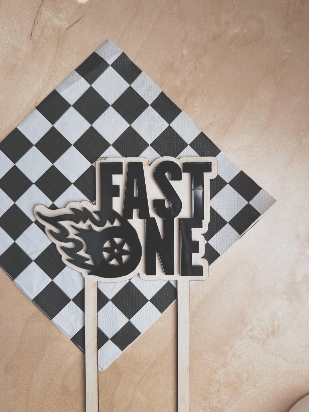 Fast One Cake Topper | Baby One Cake Topper | Car Cake Topper | Hot ...