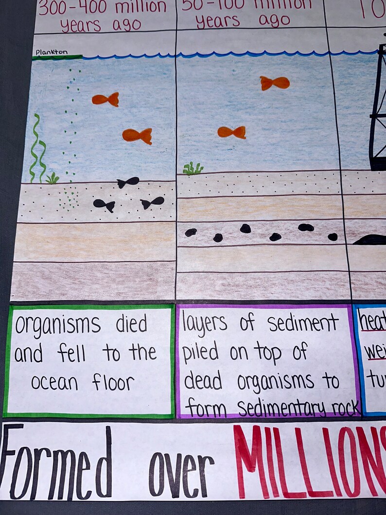 Fossil Fuels Anchor Chart for Elementary, Middle and High School - Etsy
