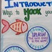 Introduction Hooks Anchor Chart for Elementary, Middle and High School ...