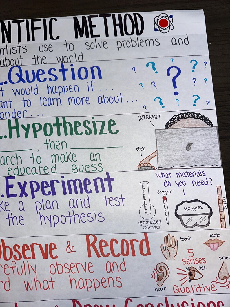 Scientific Method Elementary, Middle, and High School - Etsy