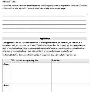 VCE Psychology Unit 2 AOS 2 Perception Revision Booklet 2023-2027 - Etsy