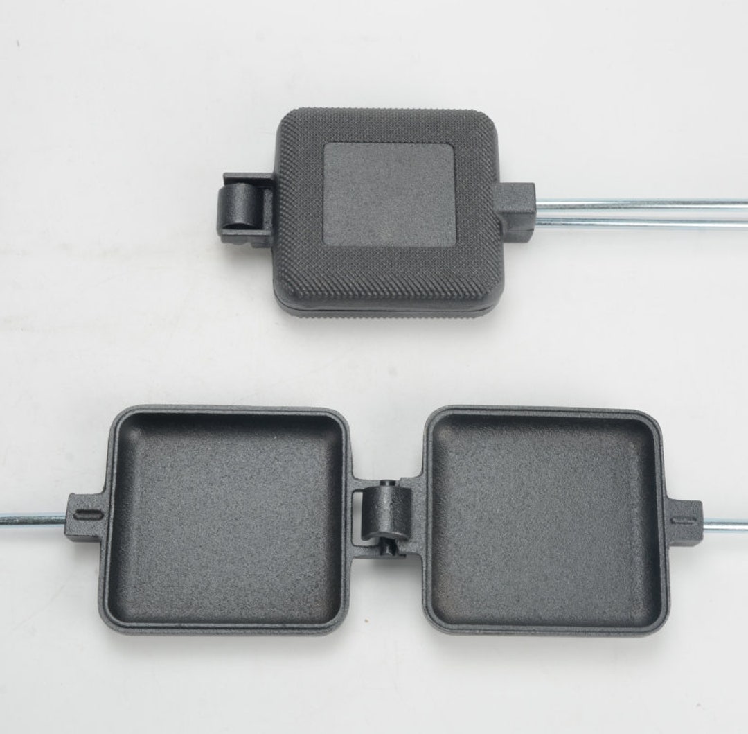 Heavy Duty Cast Iron Pie Iron - Etsy