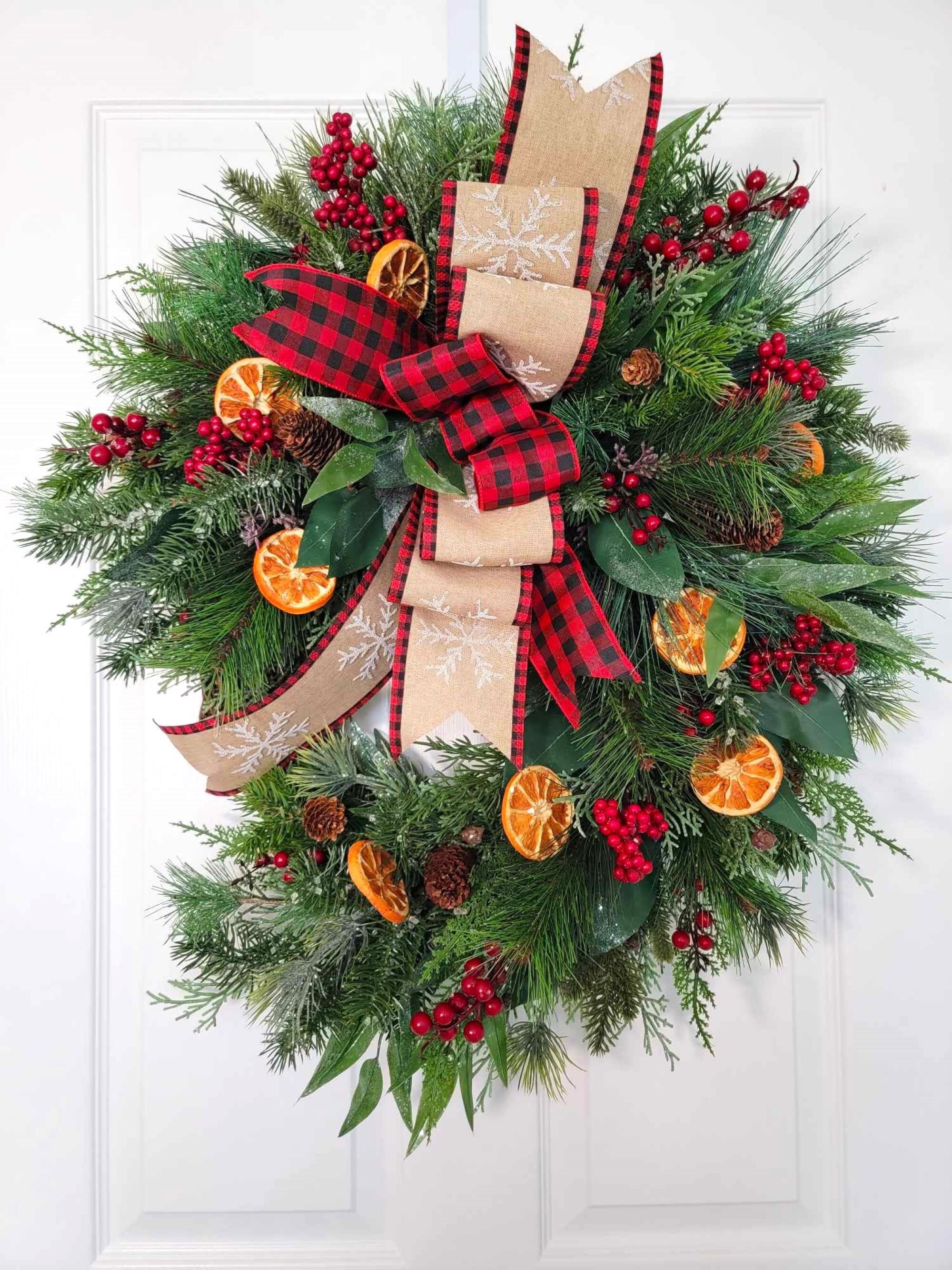 Christmas Wreath, Colonial Williamsburg Winter Evergreen Wreath ...
