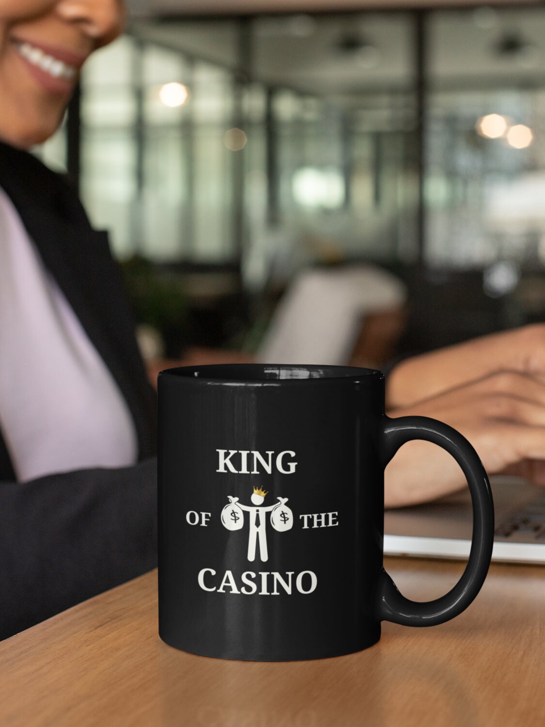 King of the Casino Mug, Coffee Mug, Casino, Roulette, Slot Machine ...