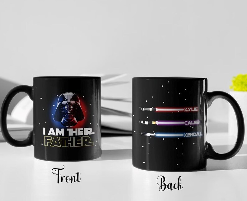Best Dad Mugs Personalized I Am Their Father Mug Star Wars - Etsy Hong Kong