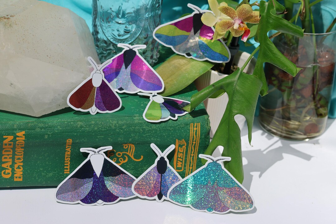 Holographic Pride Flag Moth Stickers - Etsy