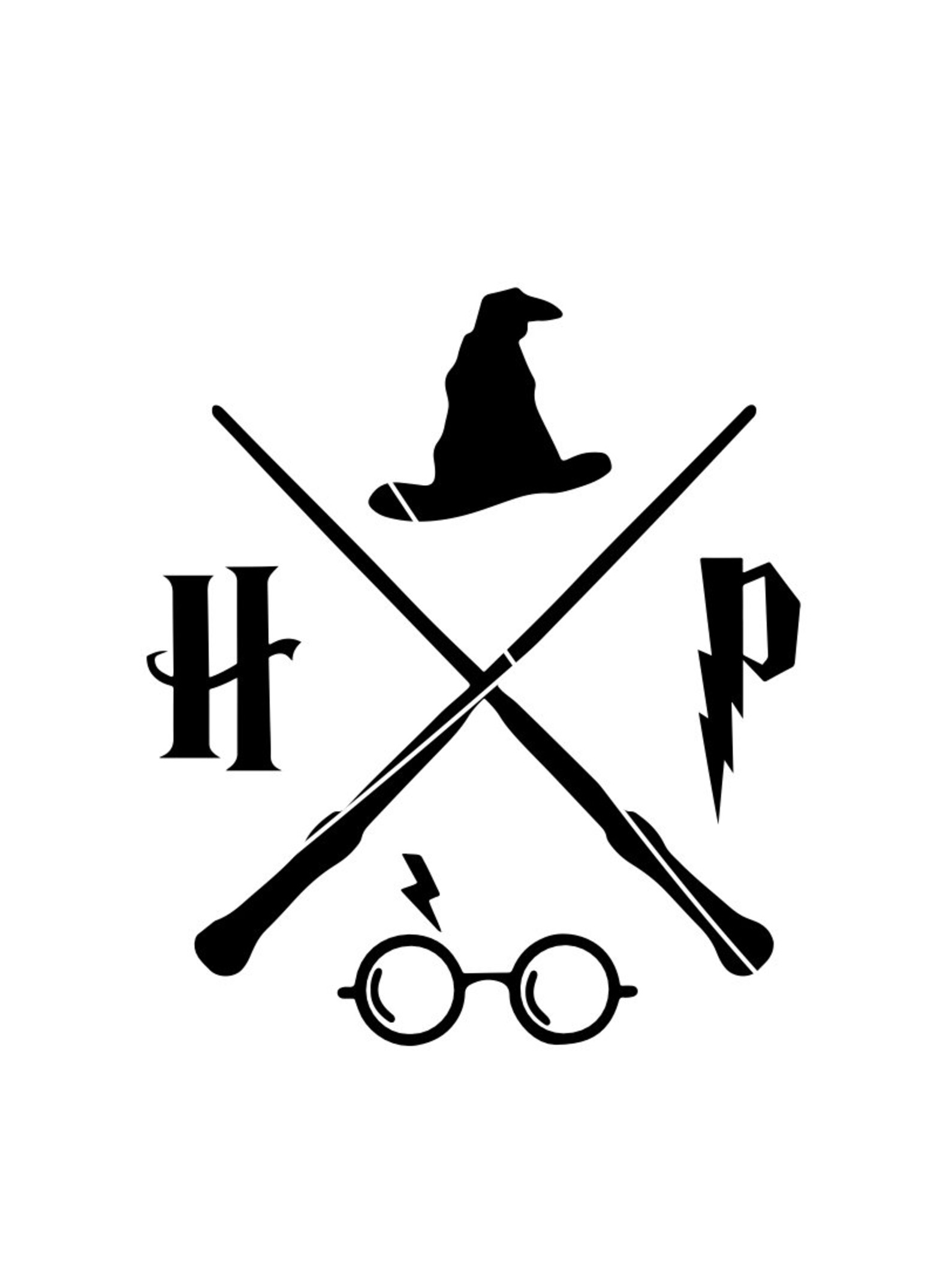 Wizard SVG HP - Etsy