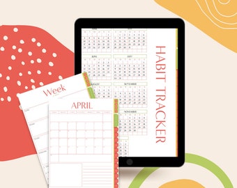 Digital Planner With Hyperlinks 2021-2022 - Etsy